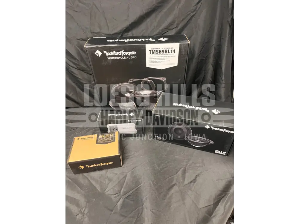 ROCKFORD FOSGATE Harley-Davidson® 4-Speaker & Amp Kit (Gen-2) HD14RGSG ...